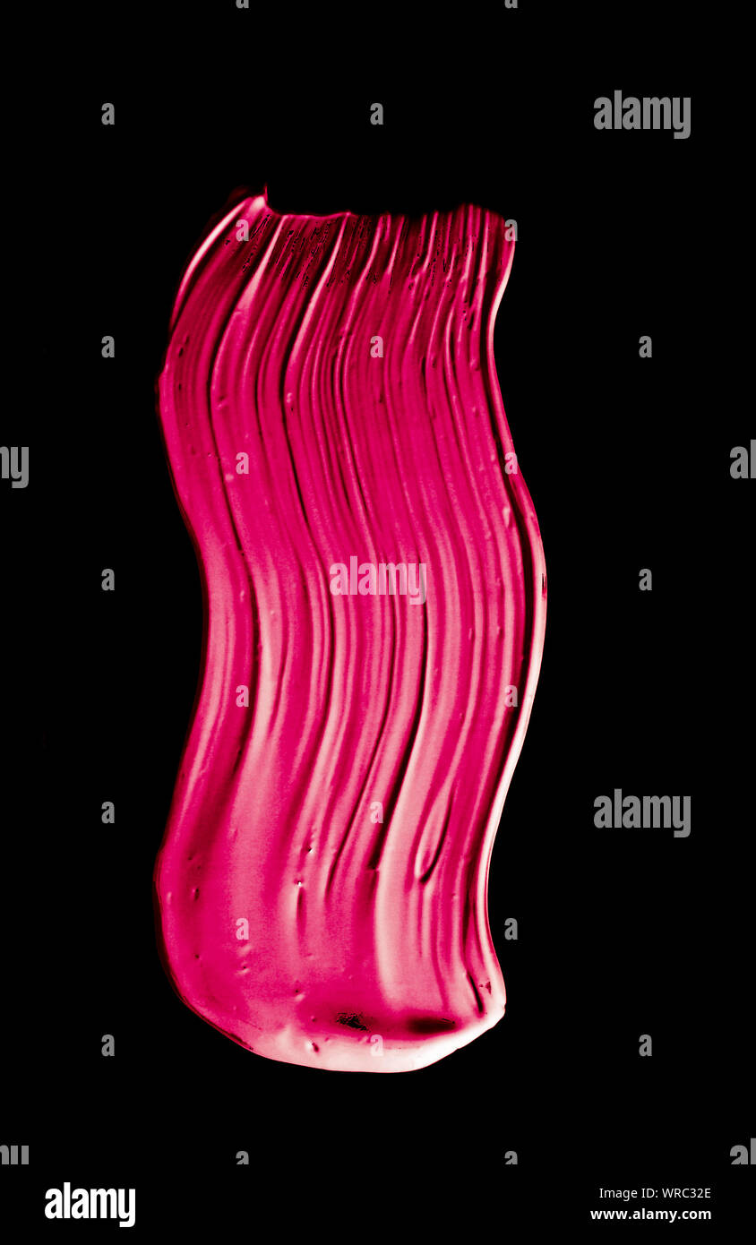 Art abstract, cosmetic product and hand painted design concept - Pink ...