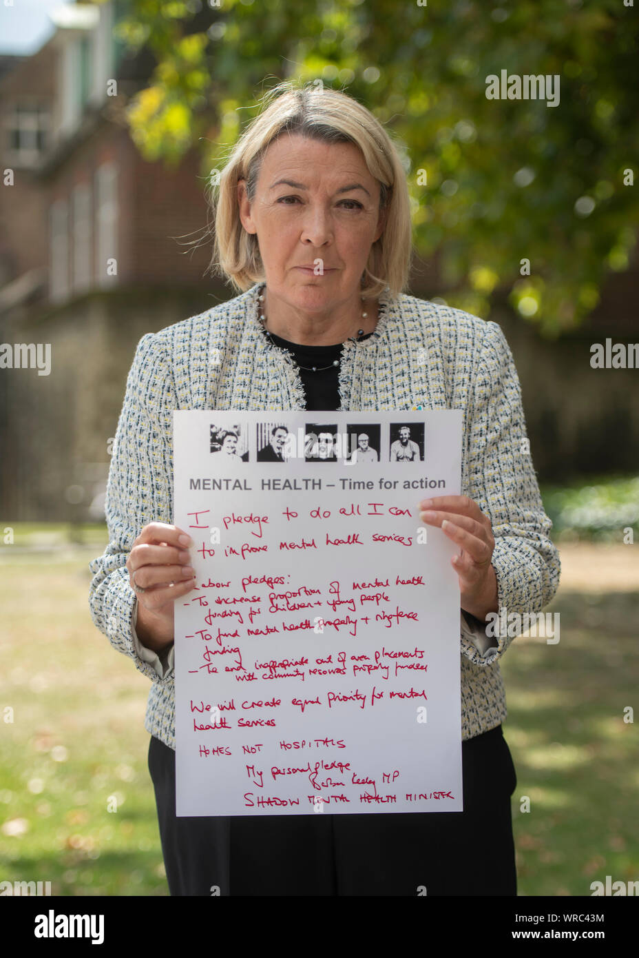 Barbara Keeley MP with a pledge to improve mental health services, in ...