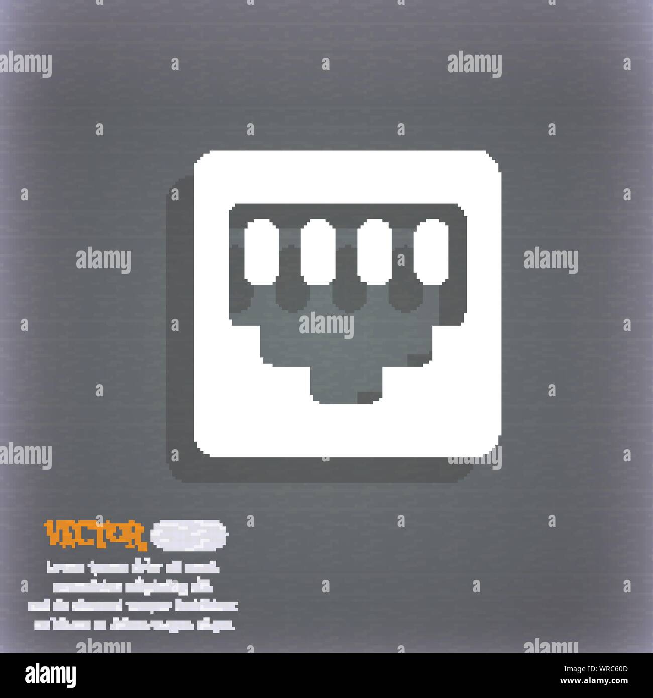 cable rj45, Patch Cord icon symbol on the blue-green abstract ...