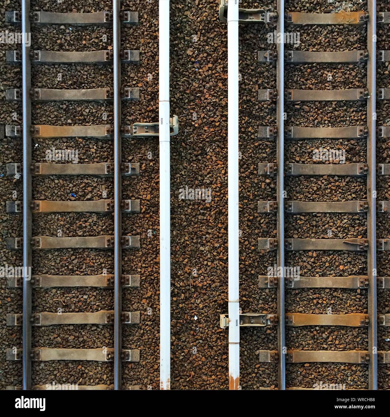 Detail of rail tracks hi-res stock photography and images - Alamy