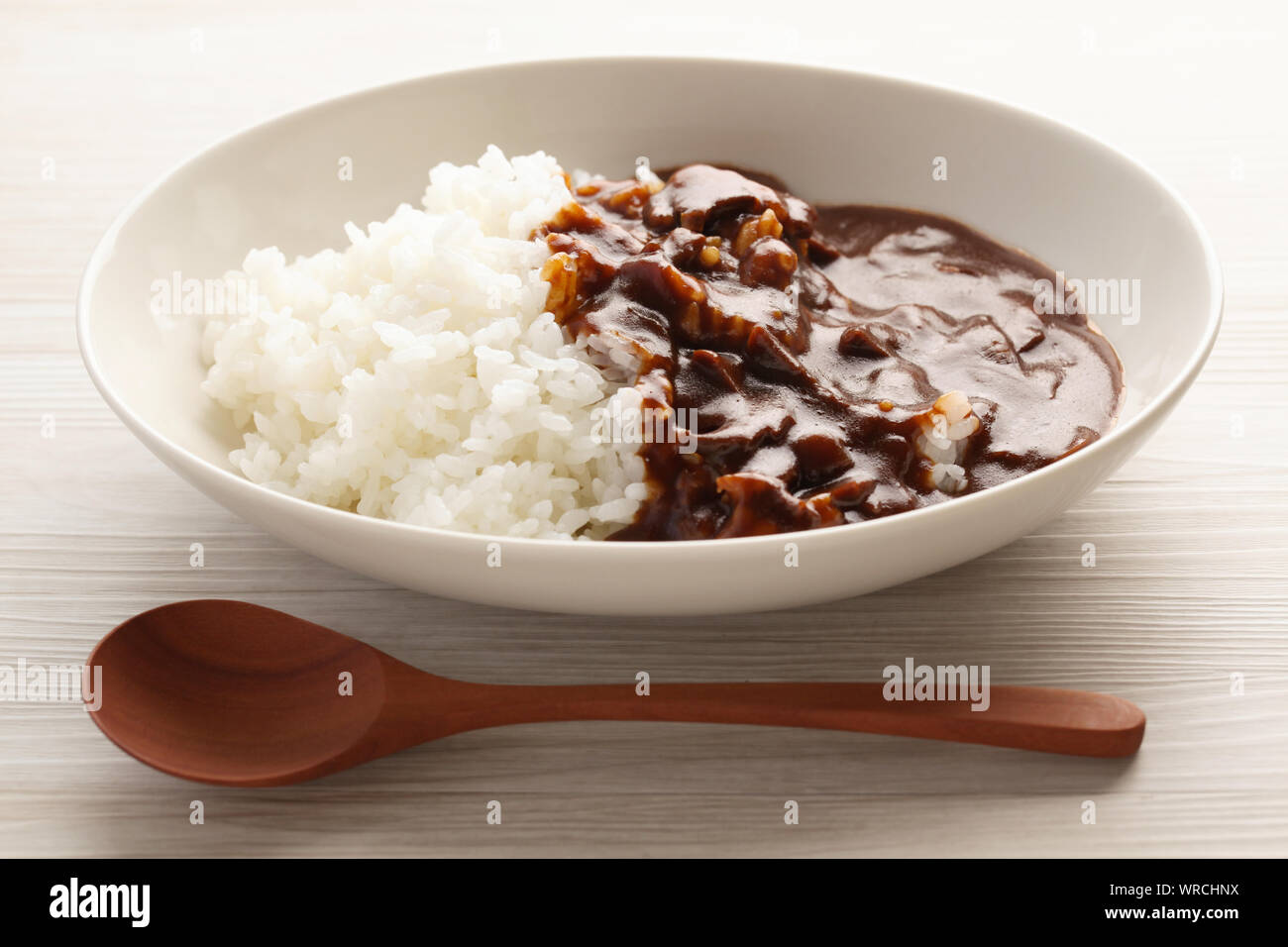 Plate curry rice hi-res stock photography and images - Alamy