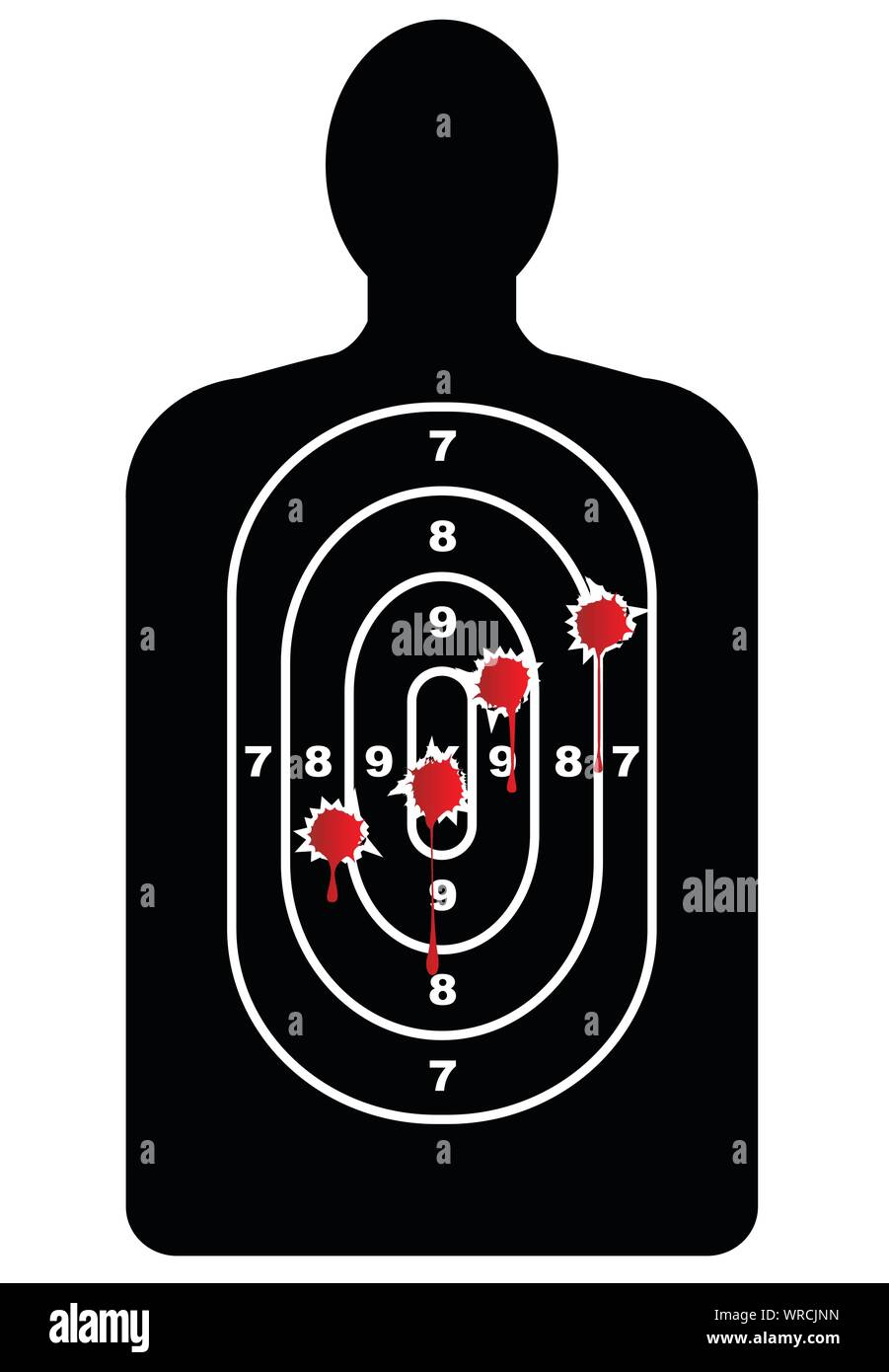 Shooting target human Stock Vector Images - Alamy
