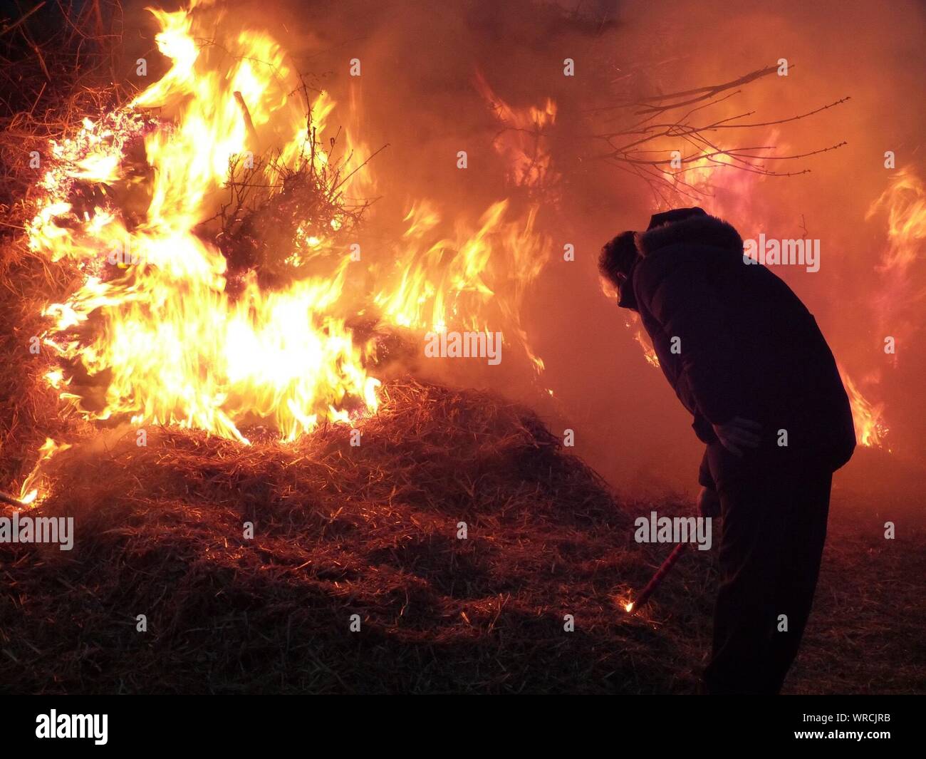 Hay Burning High Resolution Stock Photography and Images - Alamy