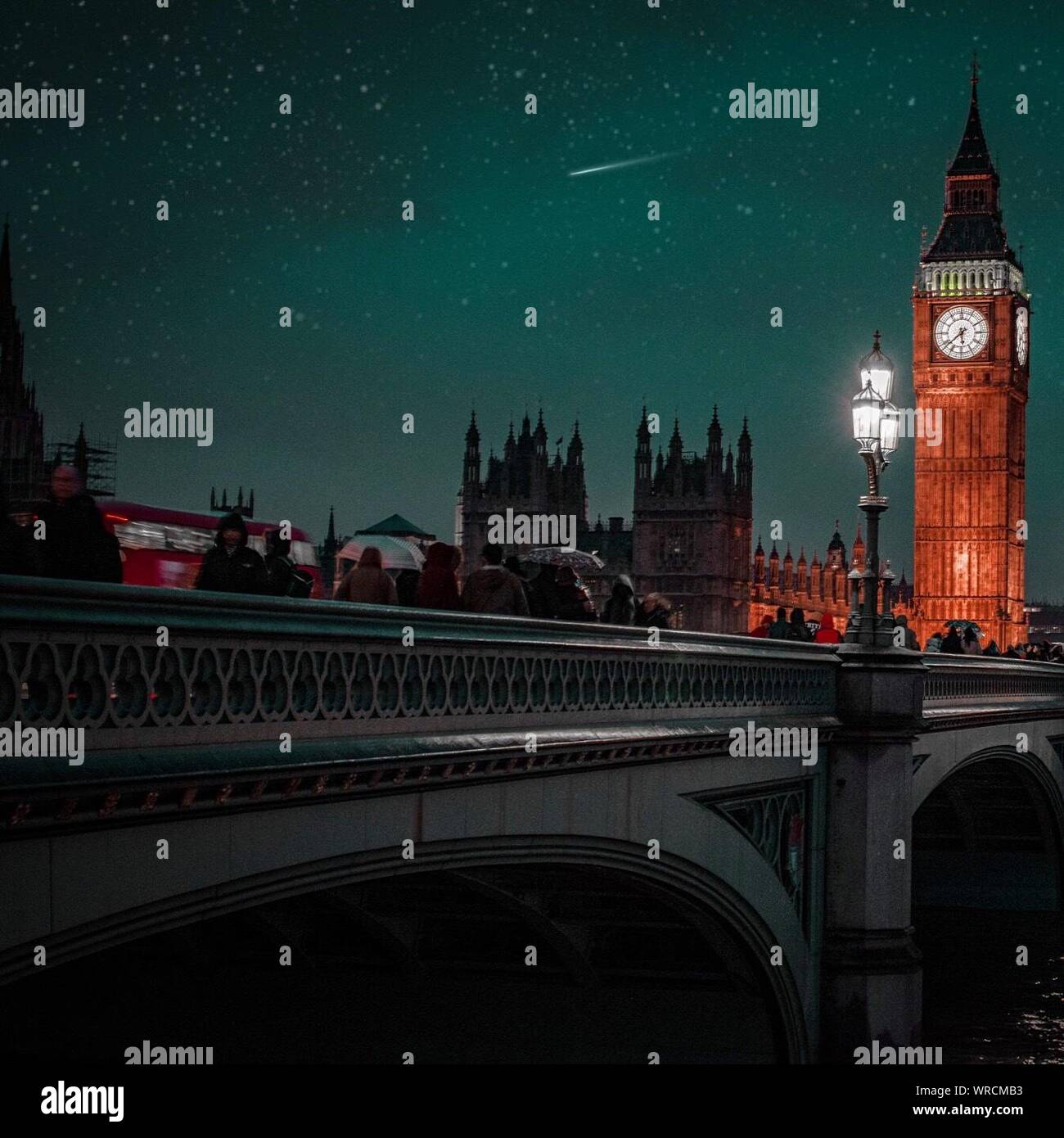Big ben lit up hi-res stock photography and images - Alamy