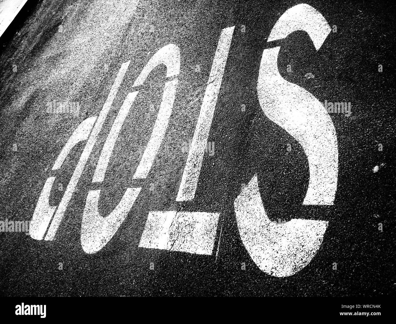 Painted Stop Sign High Resolution Stock Photography and Images - Alamy