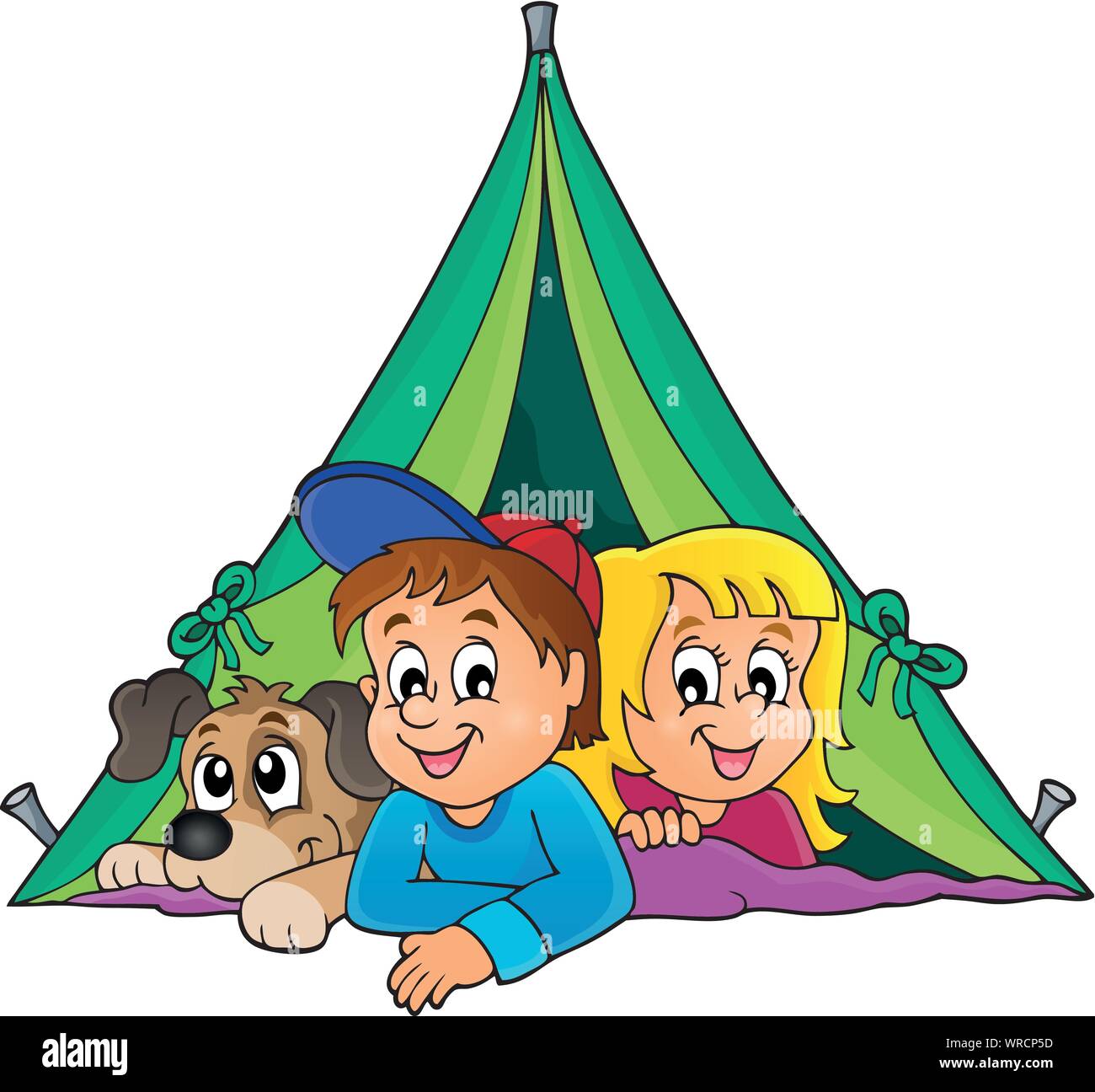 Camping theme image 1 Stock Vector Image & Art - Alamy
