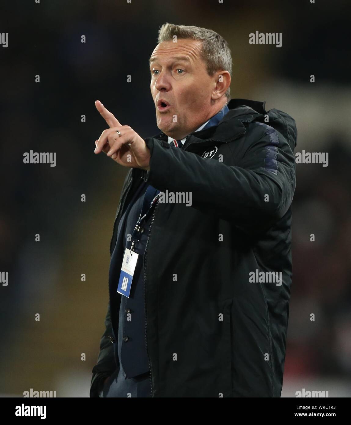 Football manager shouting hi-res stock photography and images - Alamy