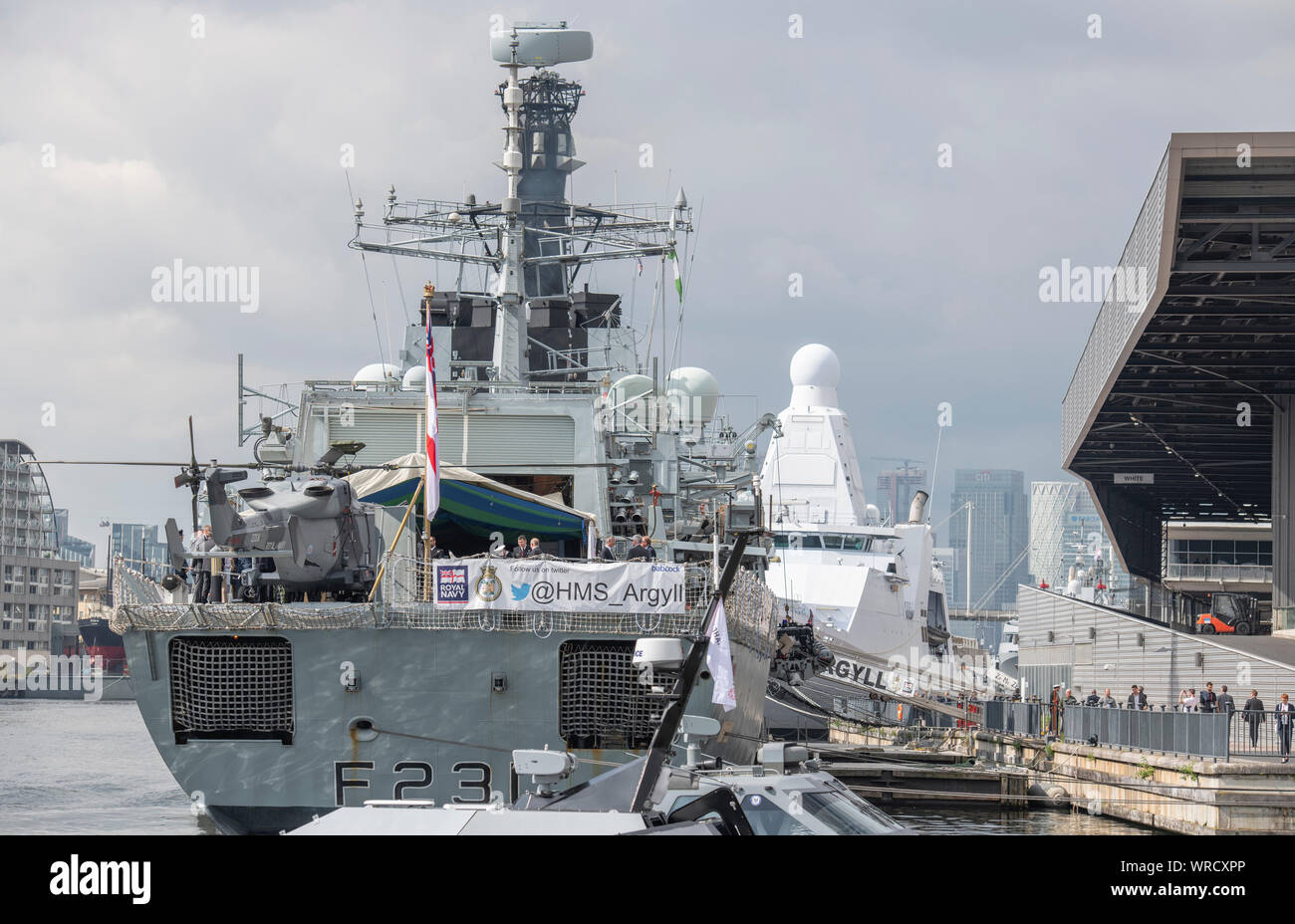 ExCel, London, UK. 10th September 2019. Defence & Security Equipment ...
