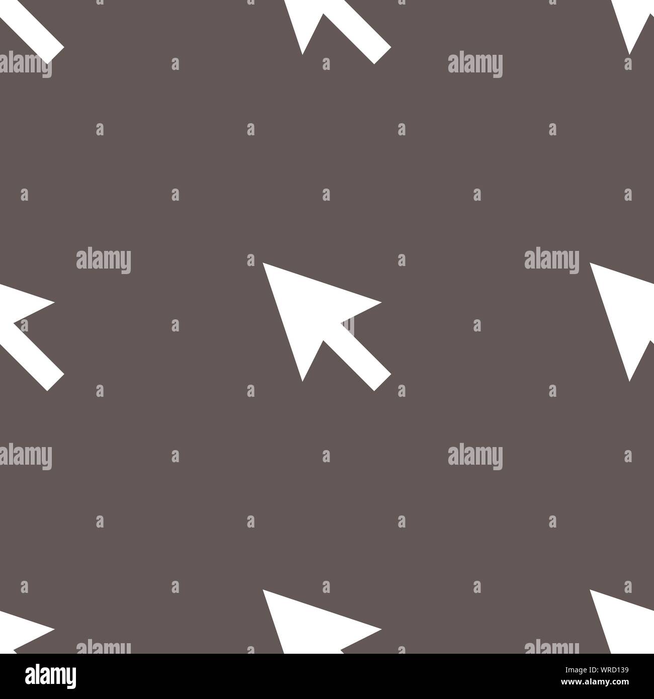 arrow cursor, computer mouse icon sign. Seamless pattern on a gray background. Vector Stock ...