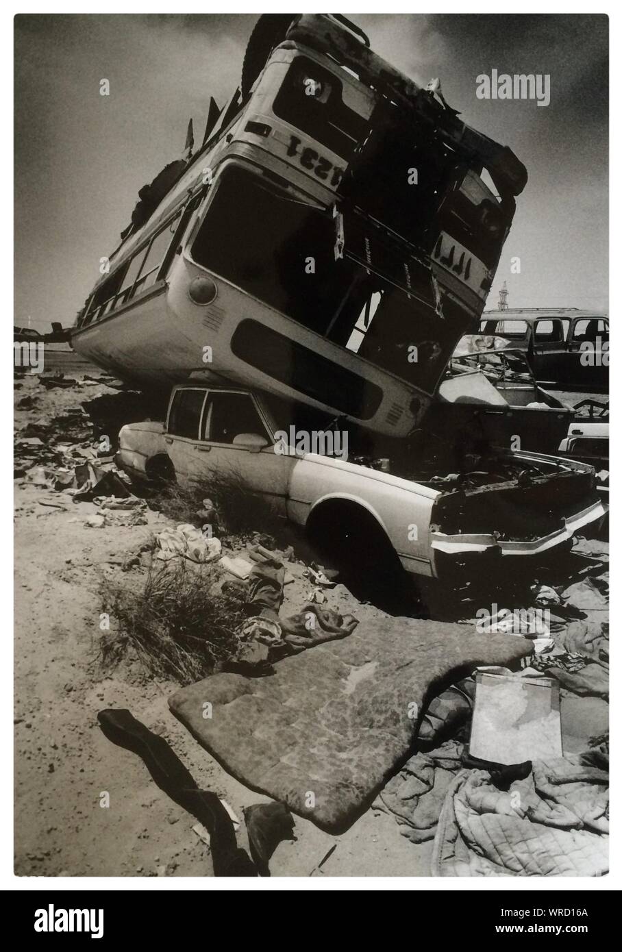 Bus damaged hi-res stock photography and images - Alamy