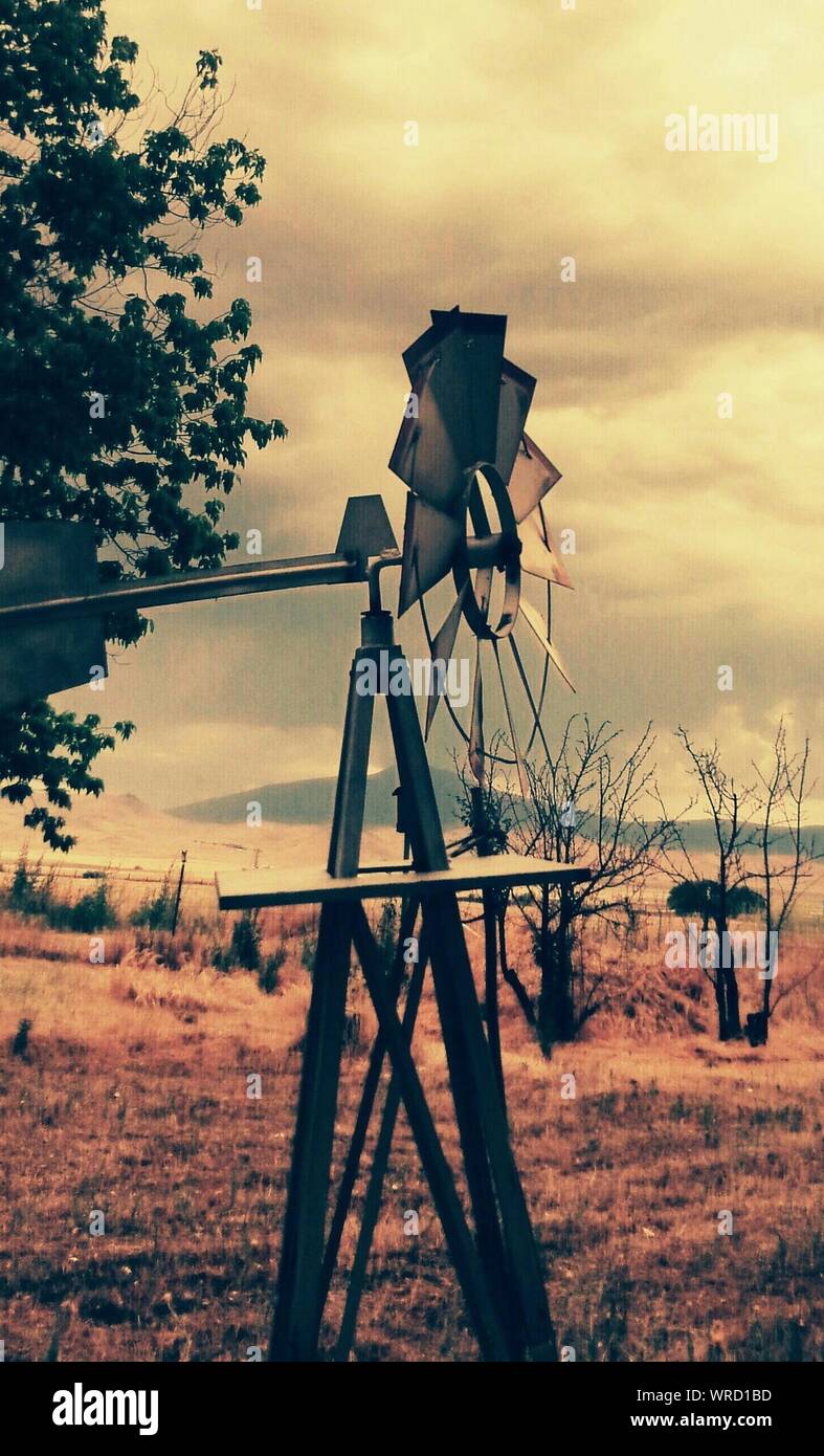 Old fashioned windmill wind turbine hi-res stock photography and images ...