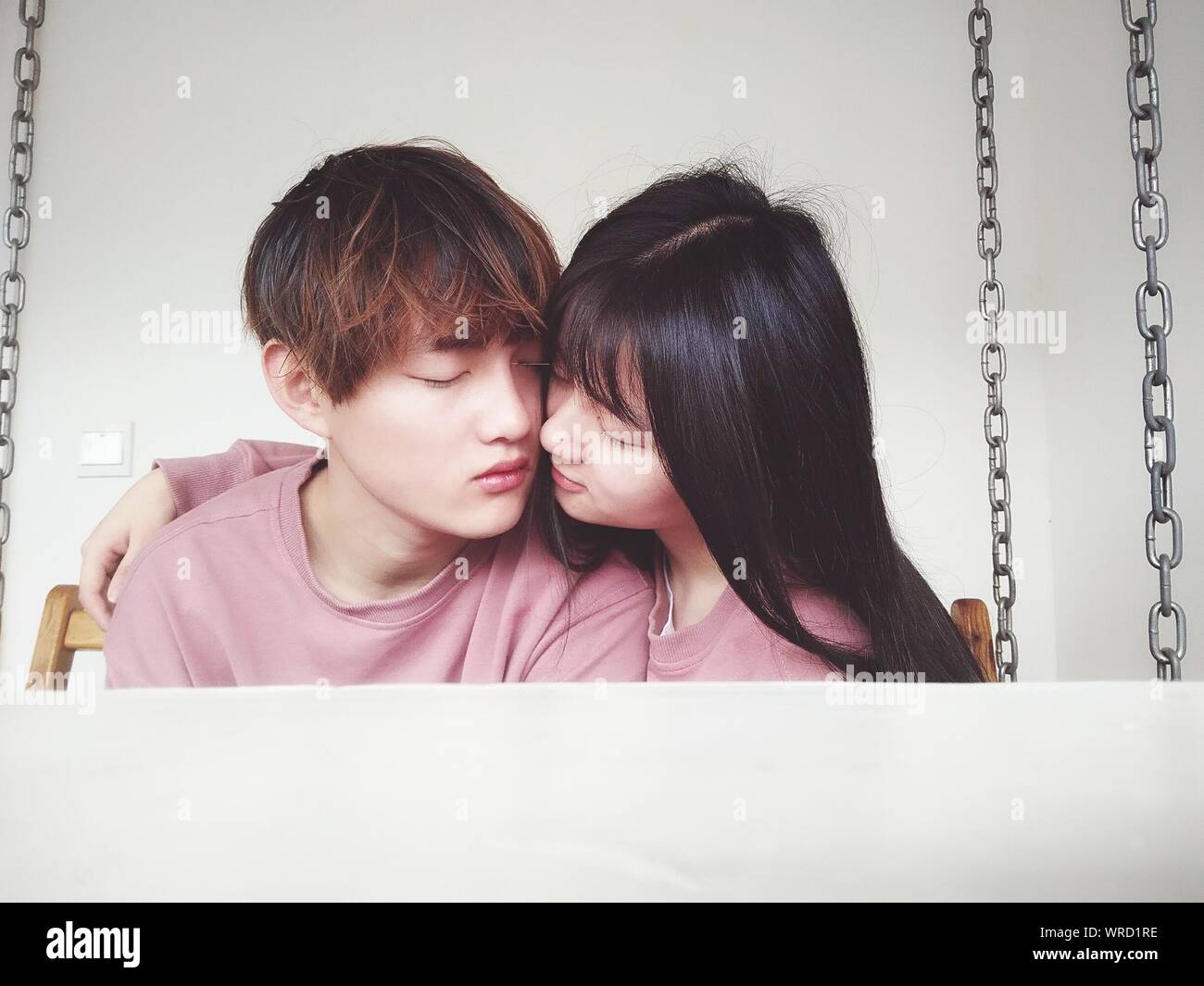 Loving couple close up hi-res stock photography and images - Alamy
