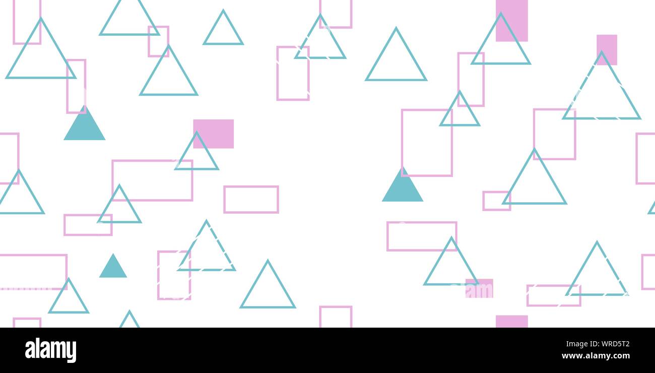 Seamless pattern from different colored rectangles and triangles ...