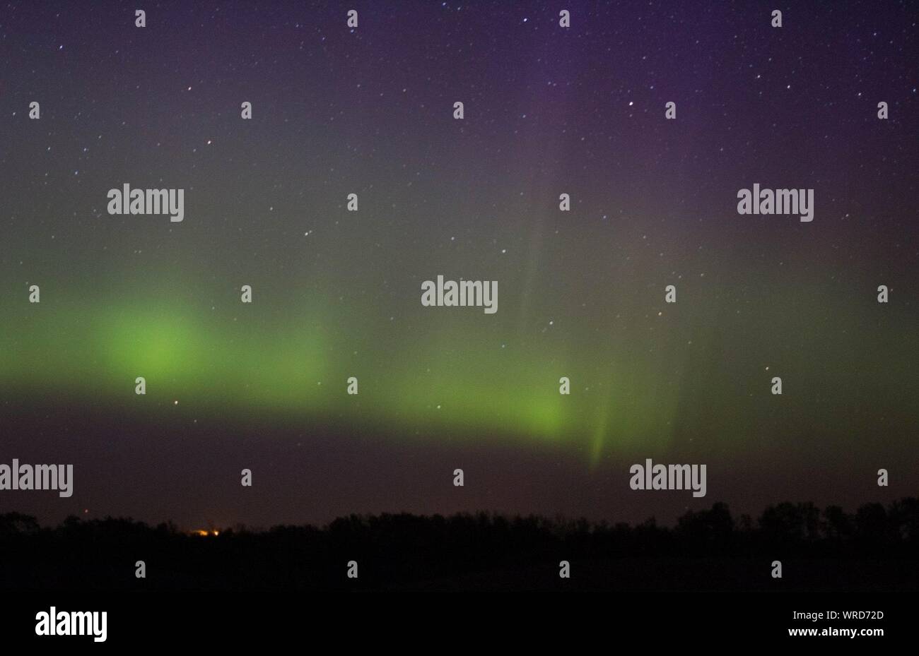 Aurora and silhouette hi-res stock photography and images - Alamy