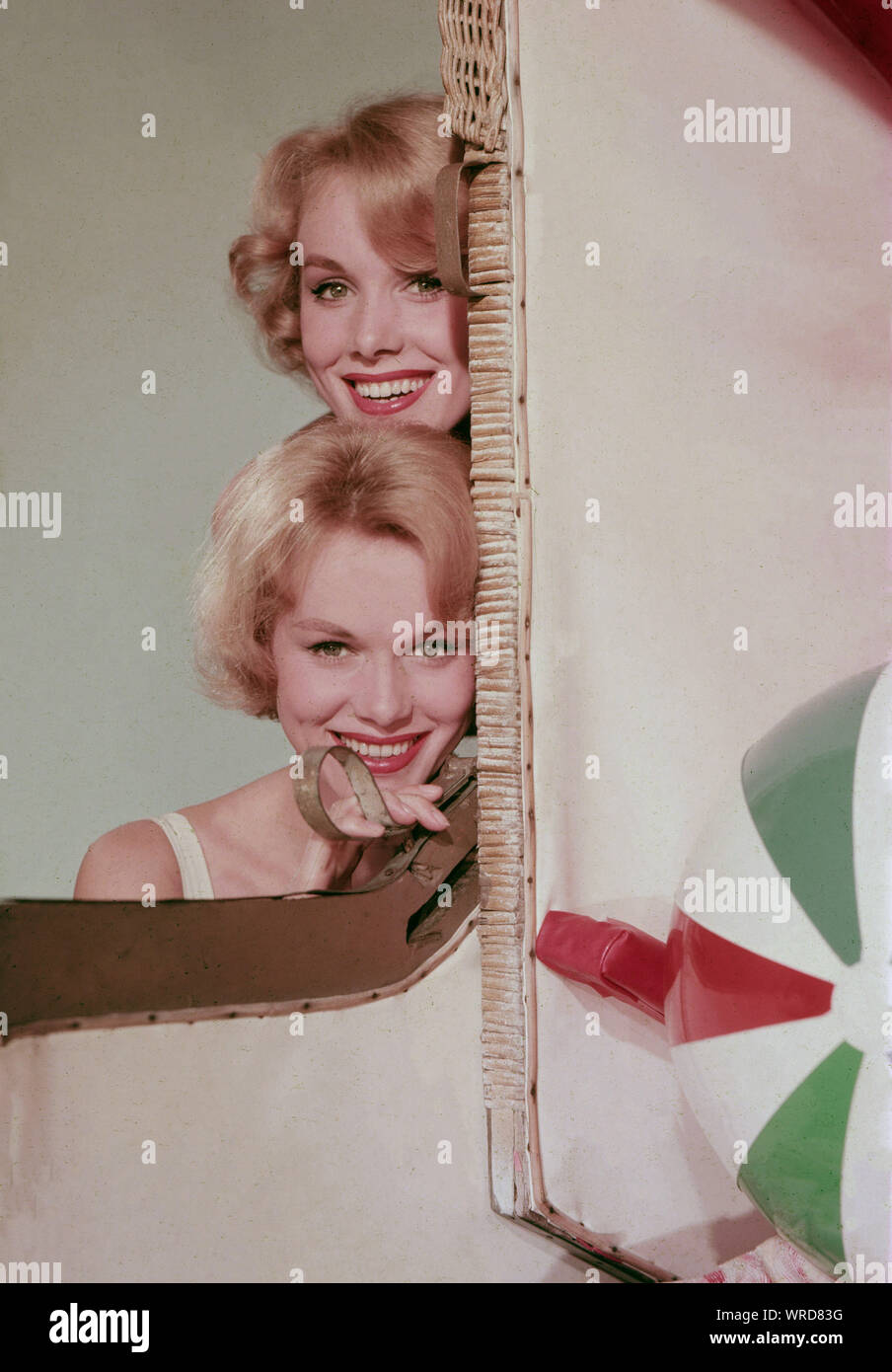 Alice und Ellen Kessler, die Kessler Zwillinge, Sängerinnen und ...