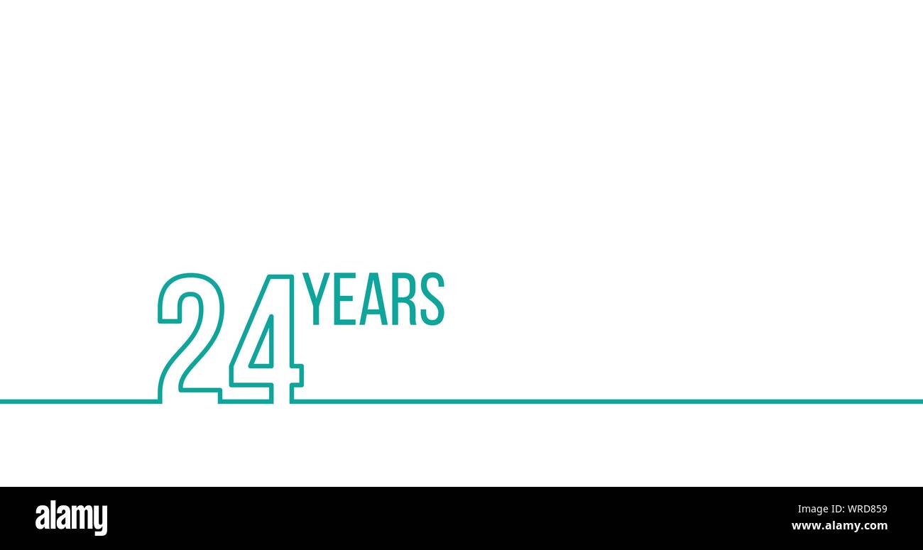 24 years Stock Vector Images - Alamy