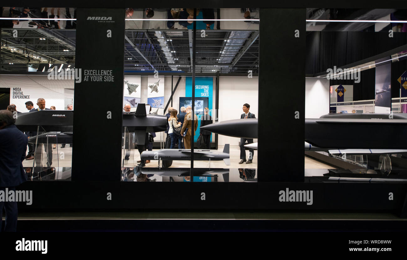 ExCel, London, UK. 10th September 2019. Defence & Security Equipment ...