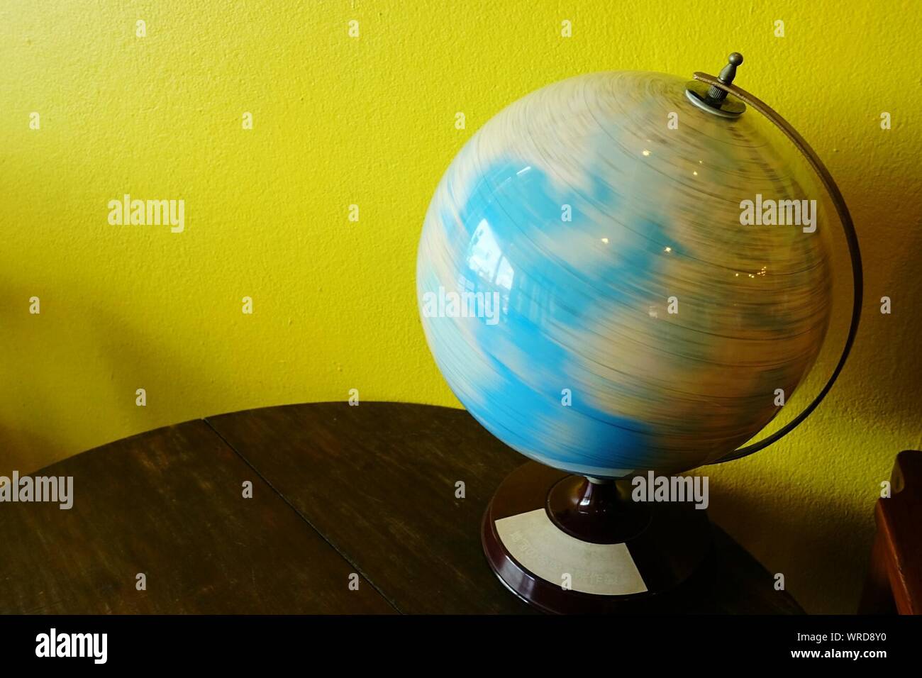 Turning globe hi-res stock photography and images - Alamy