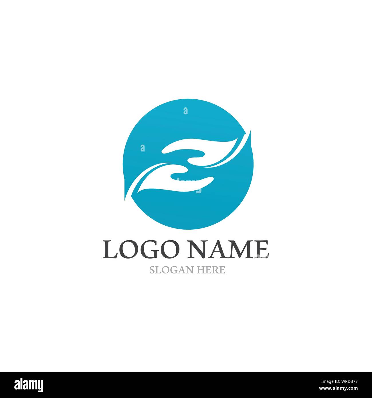 Hand Care Logo Template vector icon Business Stock Vector Image & Art ...