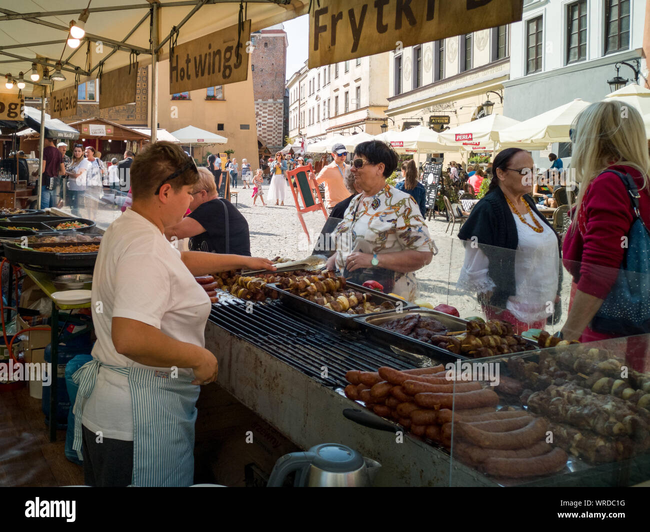 Taste Festival - an annual culinary fair in Lublin Stock Photo - Alamy