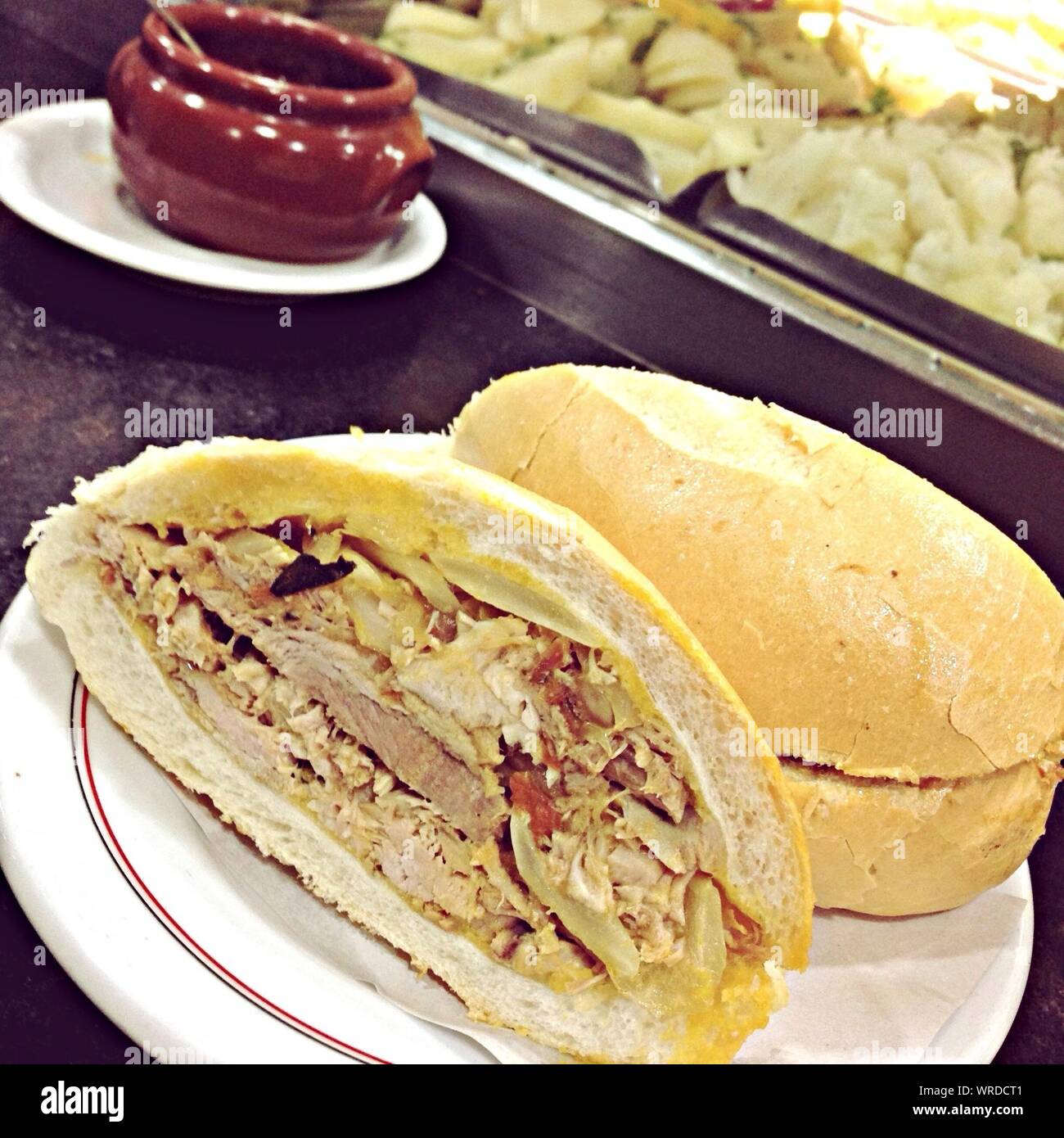 Cut sandwich hi-res stock photography and images - Alamy