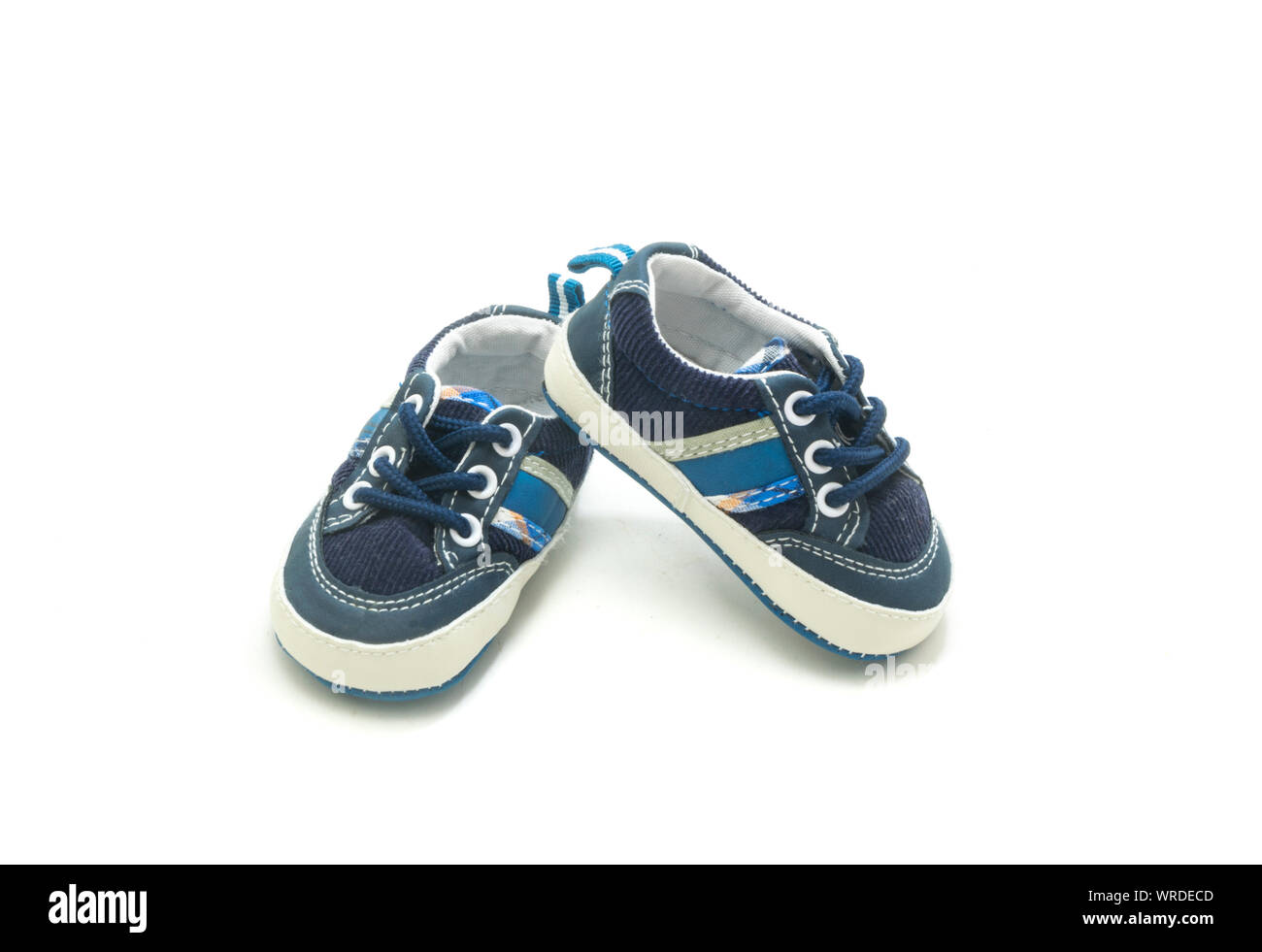 Blue baby shoes hi-res stock photography and images - Alamy