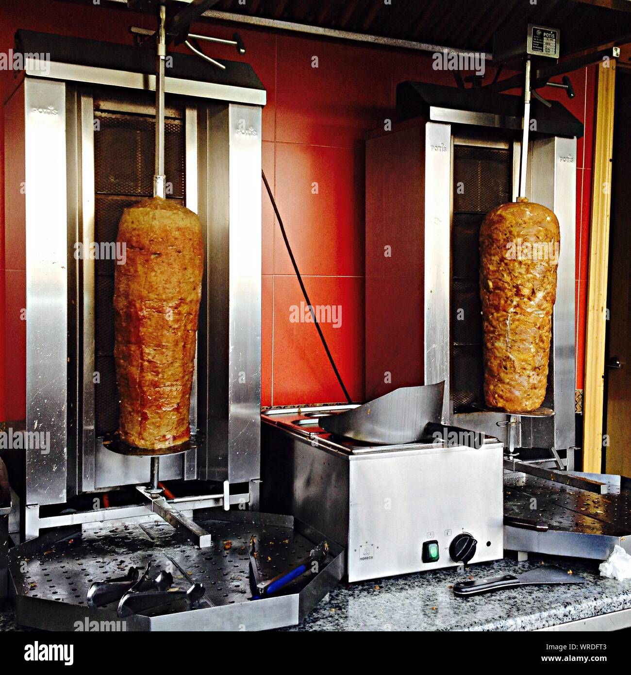 Chicken spit hi-res stock photography and images - Alamy