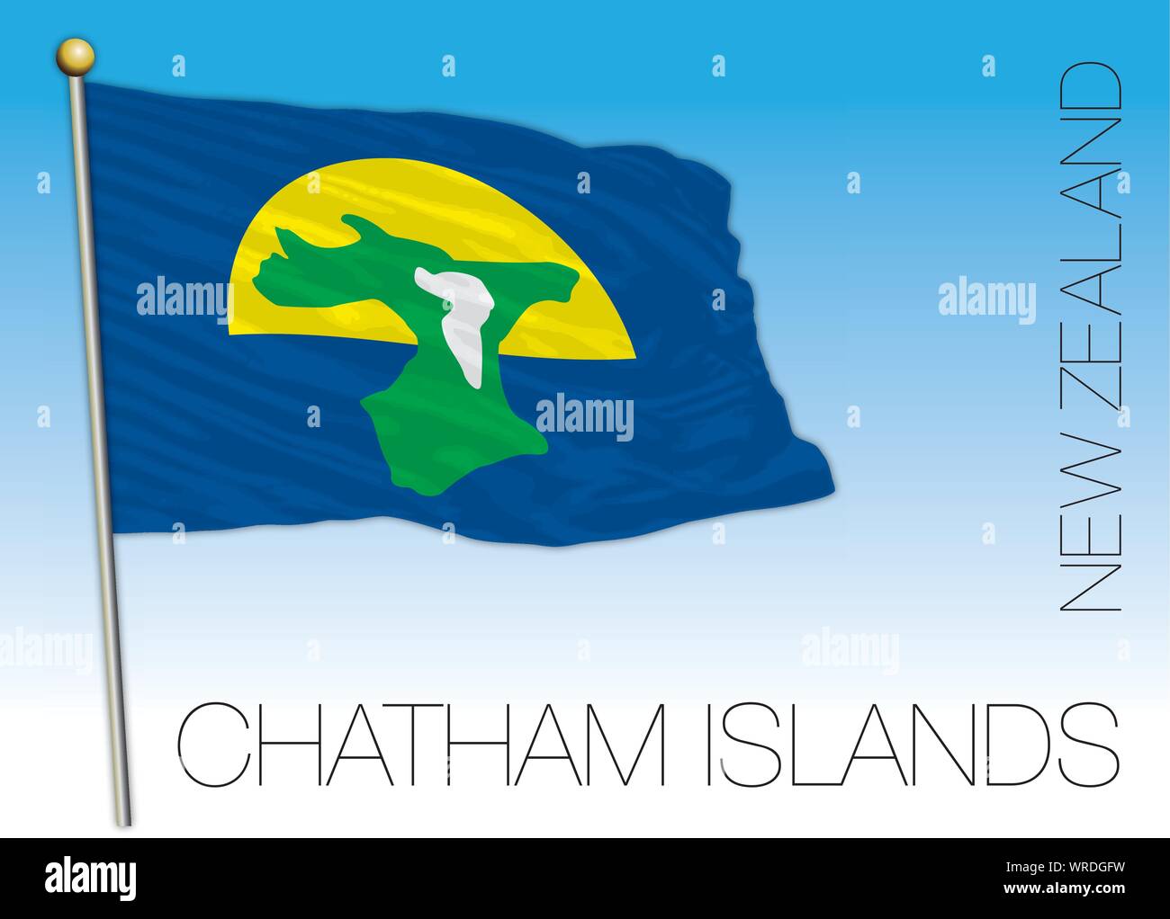 Chatham islands new zealand Stock Vector Images - Alamy