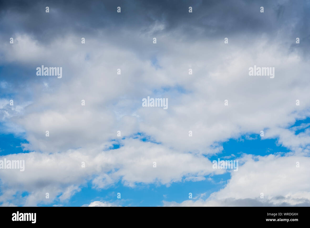 Clouds at sunset before rain blue sky white and grey clouds Stock Photo ...