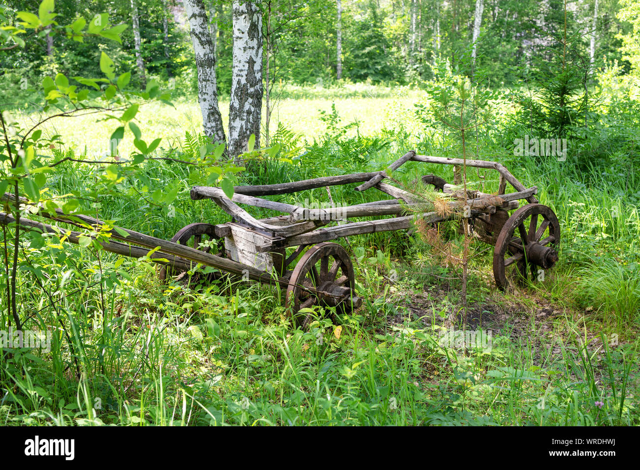 Destroyed wagon wheel hi-res stock photography and images - Alamy