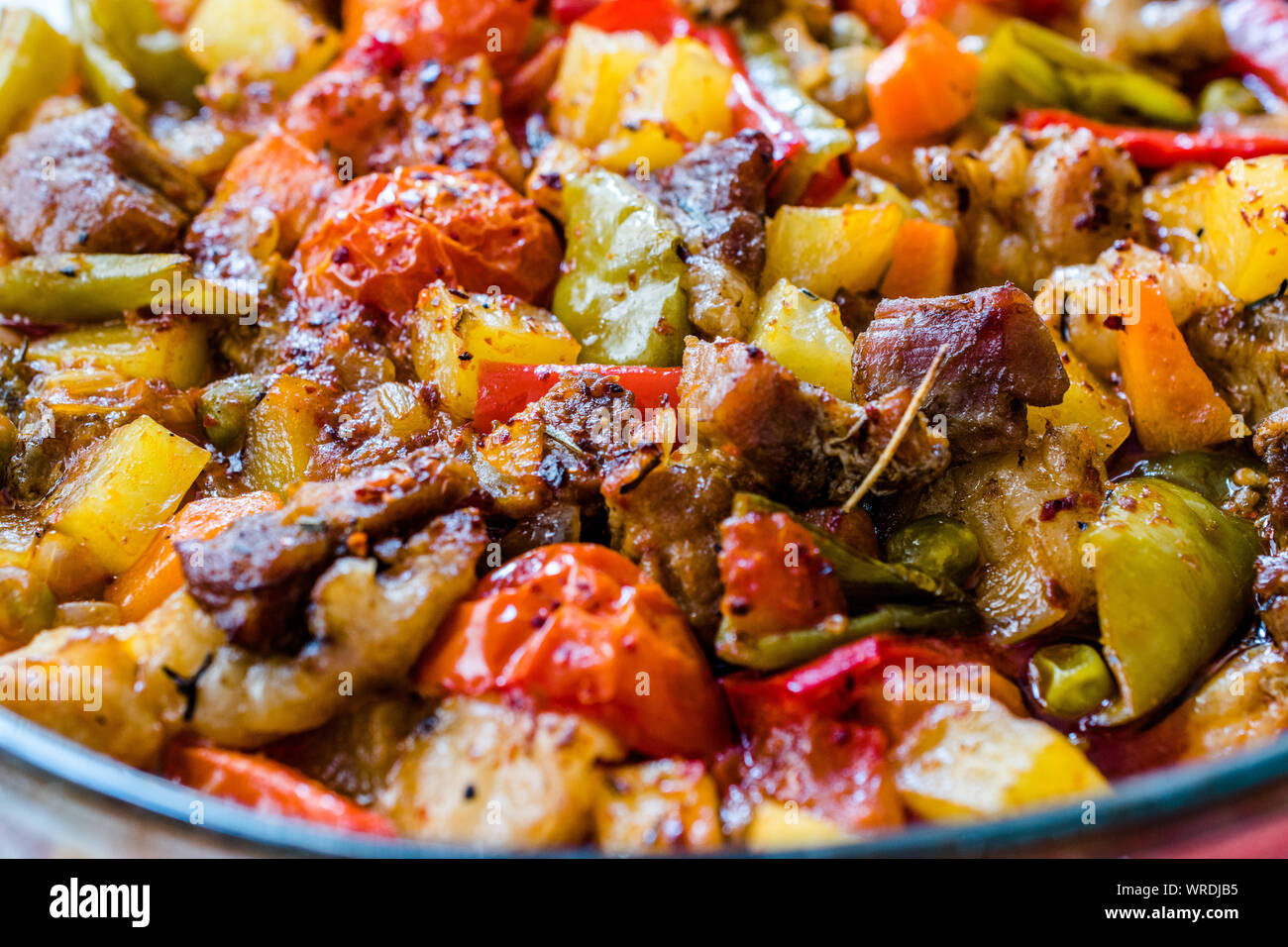 Turkish Kebap Orman Kebabi / Kebab with Cubed Meat and Vegetables Stew ...