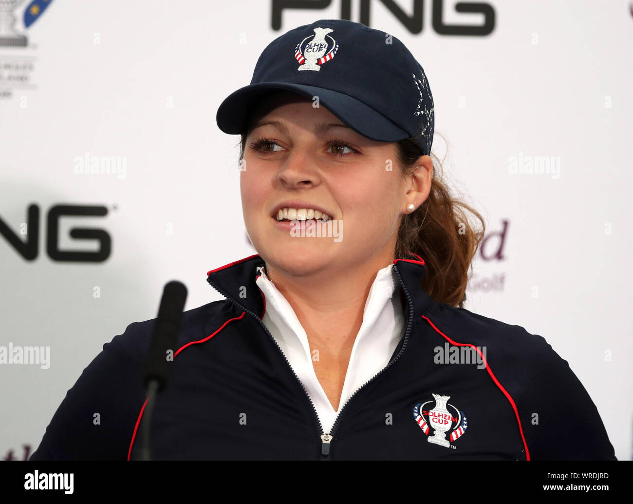 Team USA's Ally McDonald during a press conference on preview day two ...
