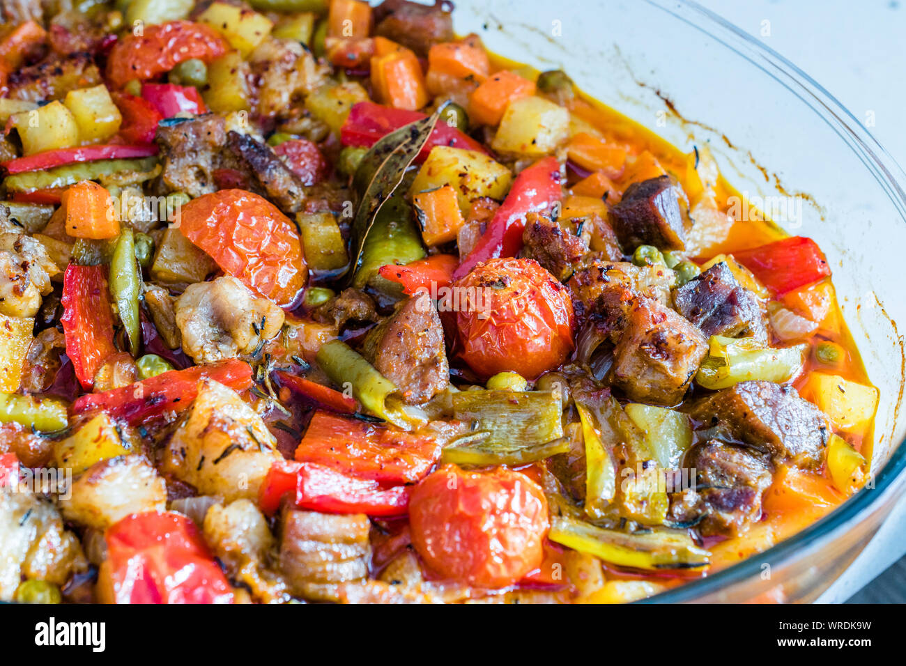 Turkish Kebap Orman Kebabi / Kebab with Cubed Meat and Vegetables Stew ...