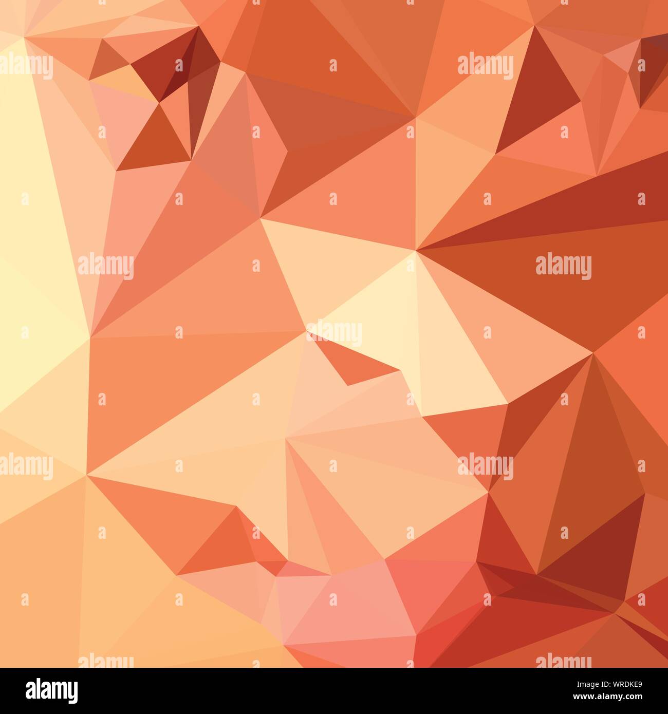 Tango Orange Abstract Low Polygon Background Stock Vector Image & Art ...