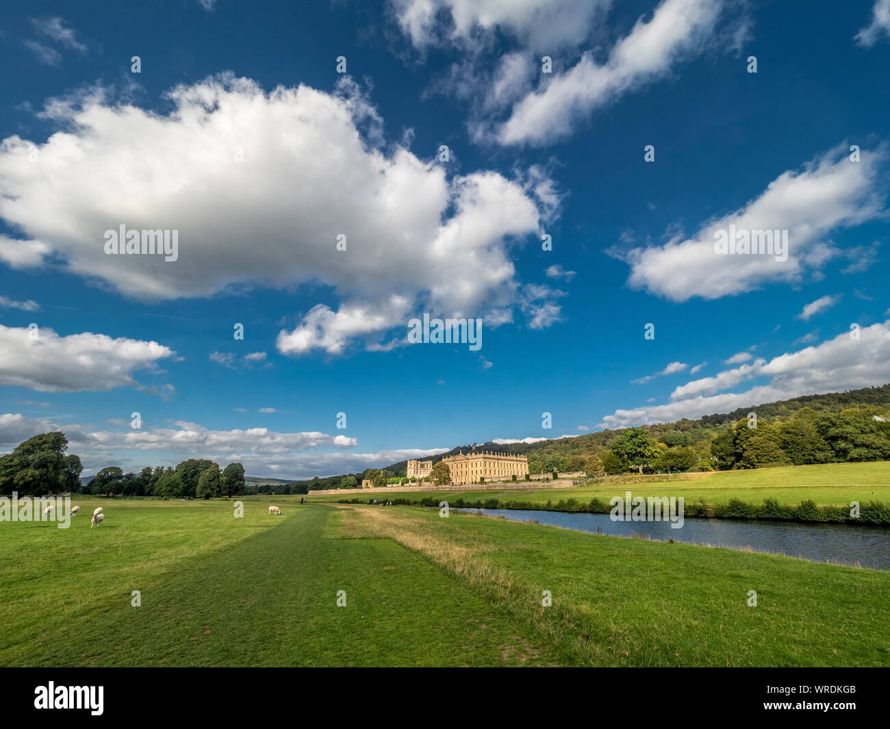 Chatsworth House, Derbyshire, UK Stock Photo - Alamy