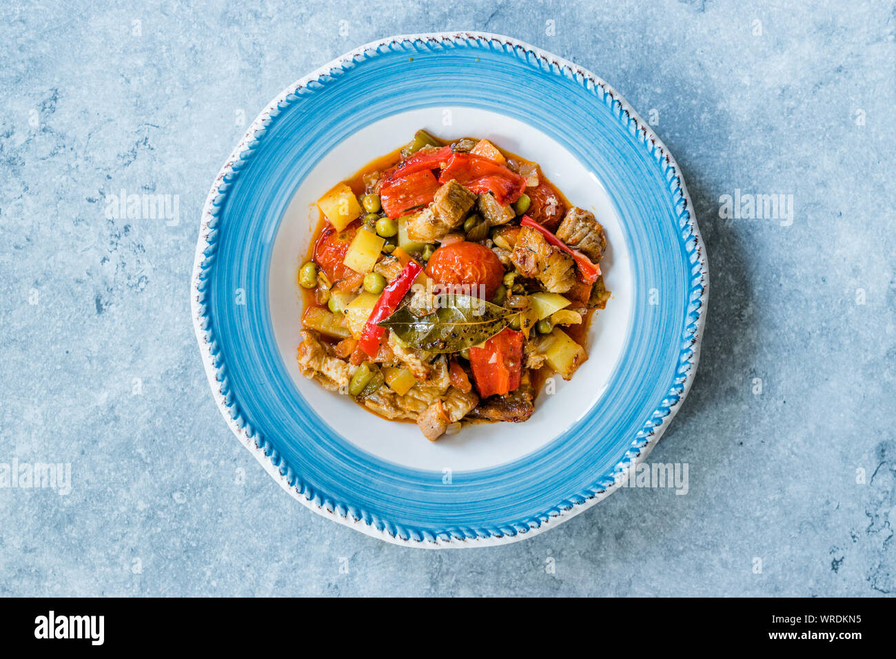 Turkish Kebap Orman Kebabi / Kebab with Cubed Meat and Vegetables Stew ...