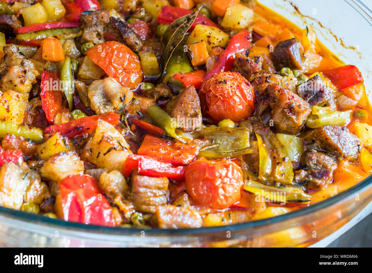 Turkish Kebap Orman Kebabi / Kebab with Cubed Meat and Vegetables Stew ...