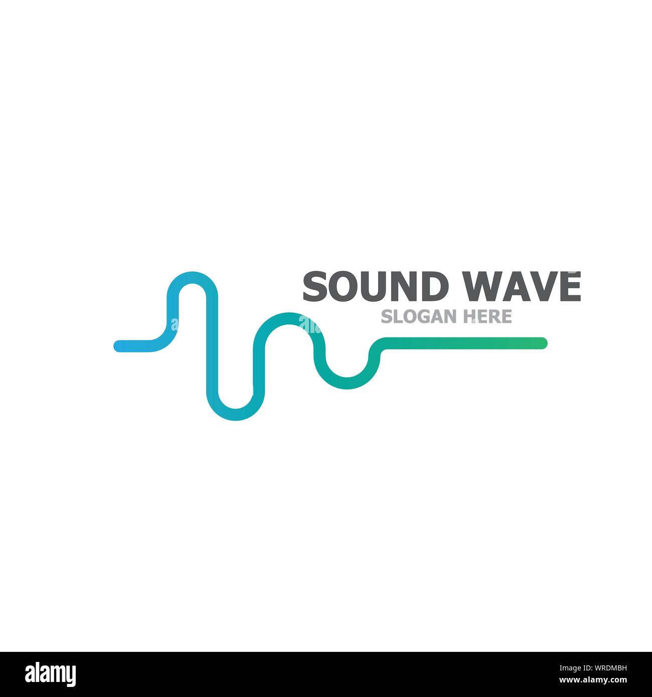 Sound wave logo template vector icon illustration Stock Vector Image ...