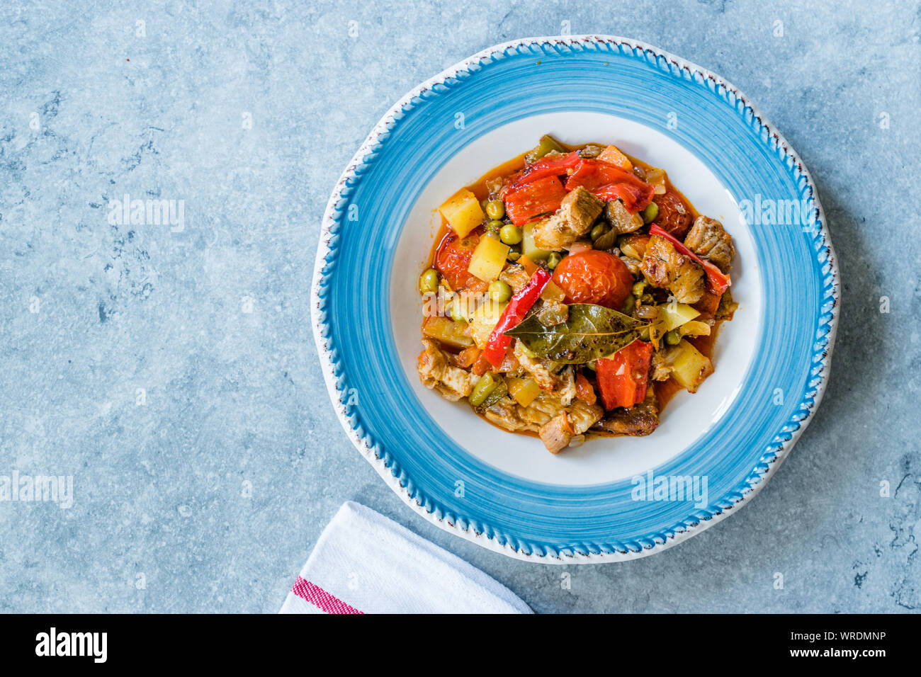 Turkish Kebap Orman Kebabi / Kebab with Cubed Meat and Vegetables Stew ...