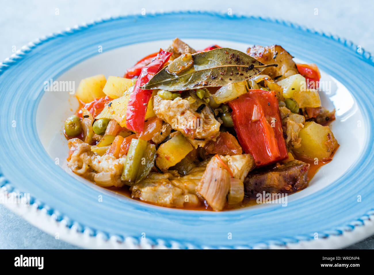 Turkish Kebap Orman Kebabi / Kebab with Cubed Meat and Vegetables Stew ...