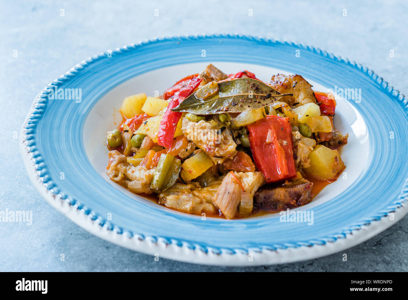 Turkish Kebap Orman Kebabi / Kebab with Cubed Meat and Vegetables Stew ...