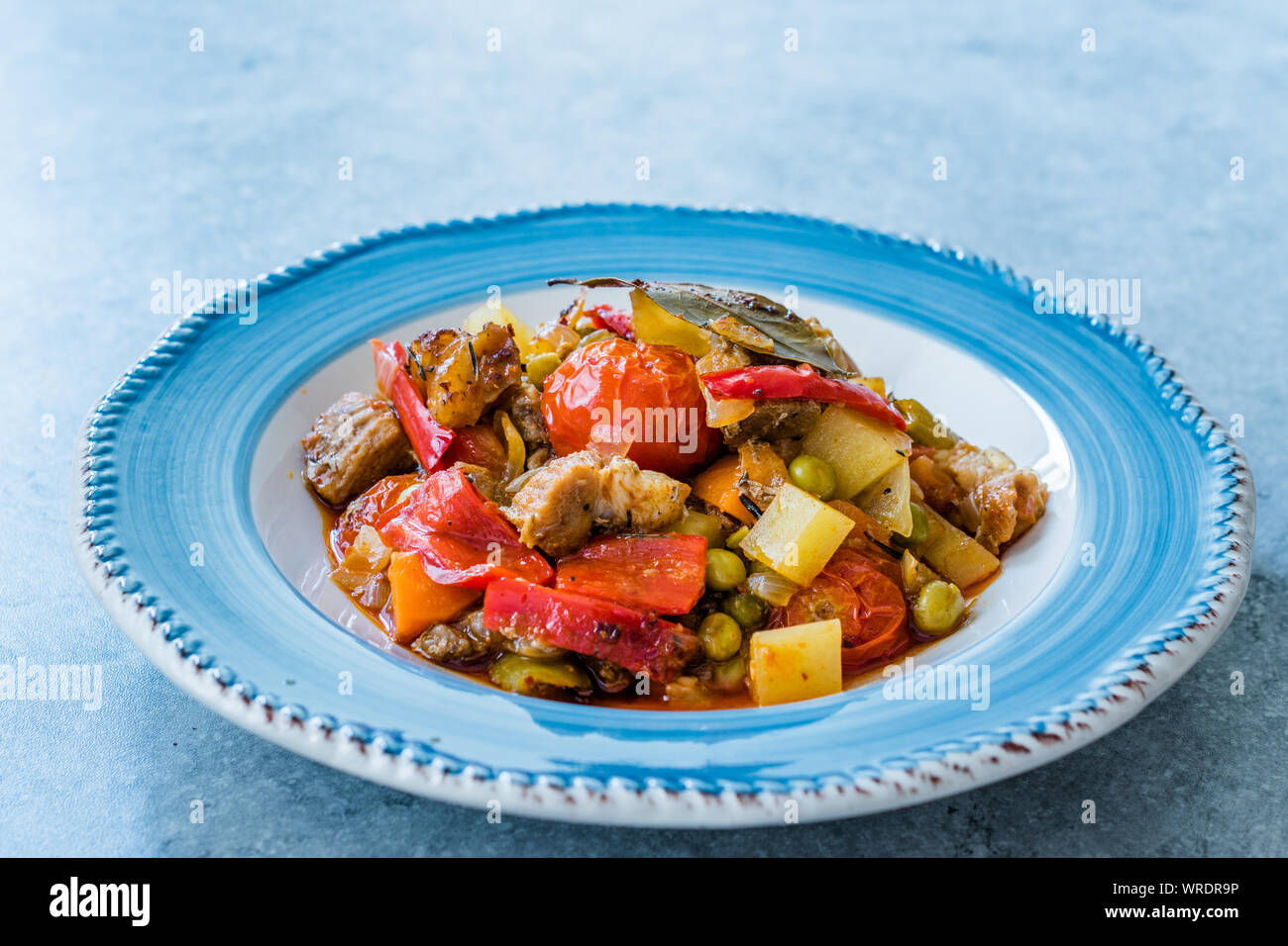 Turkish Kebap Orman Kebabi / Kebab with Cubed Meat and Vegetables Stew ...