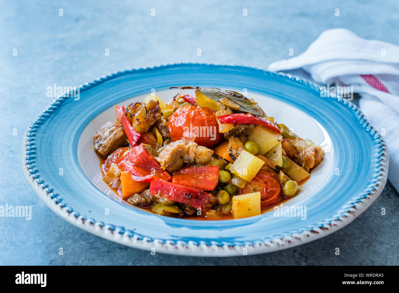 Turkish Kebap Orman Kebabi / Kebab with Cubed Meat and Vegetables Stew ...