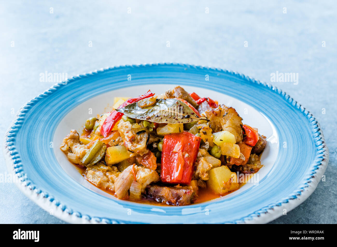 Turkish Kebap Orman Kebabi / Kebab with Cubed Meat and Vegetables Stew ...