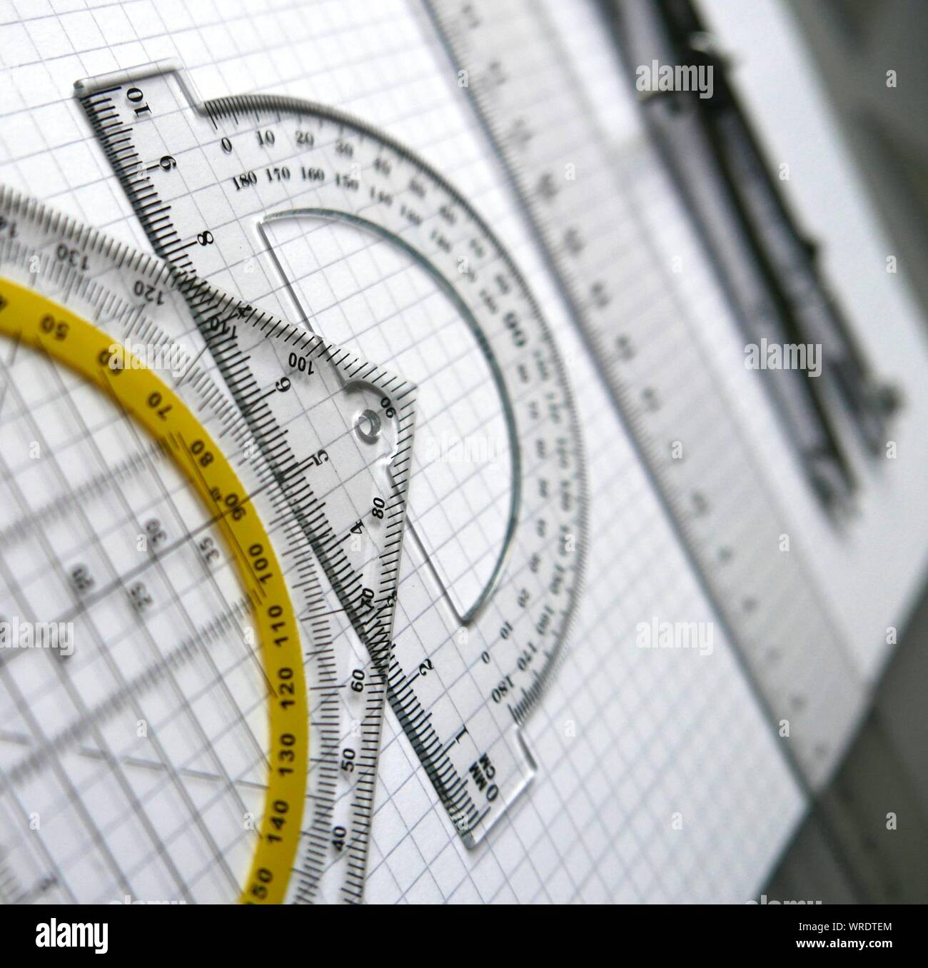 Close up drawing ruler hi-res stock photography and images - Alamy