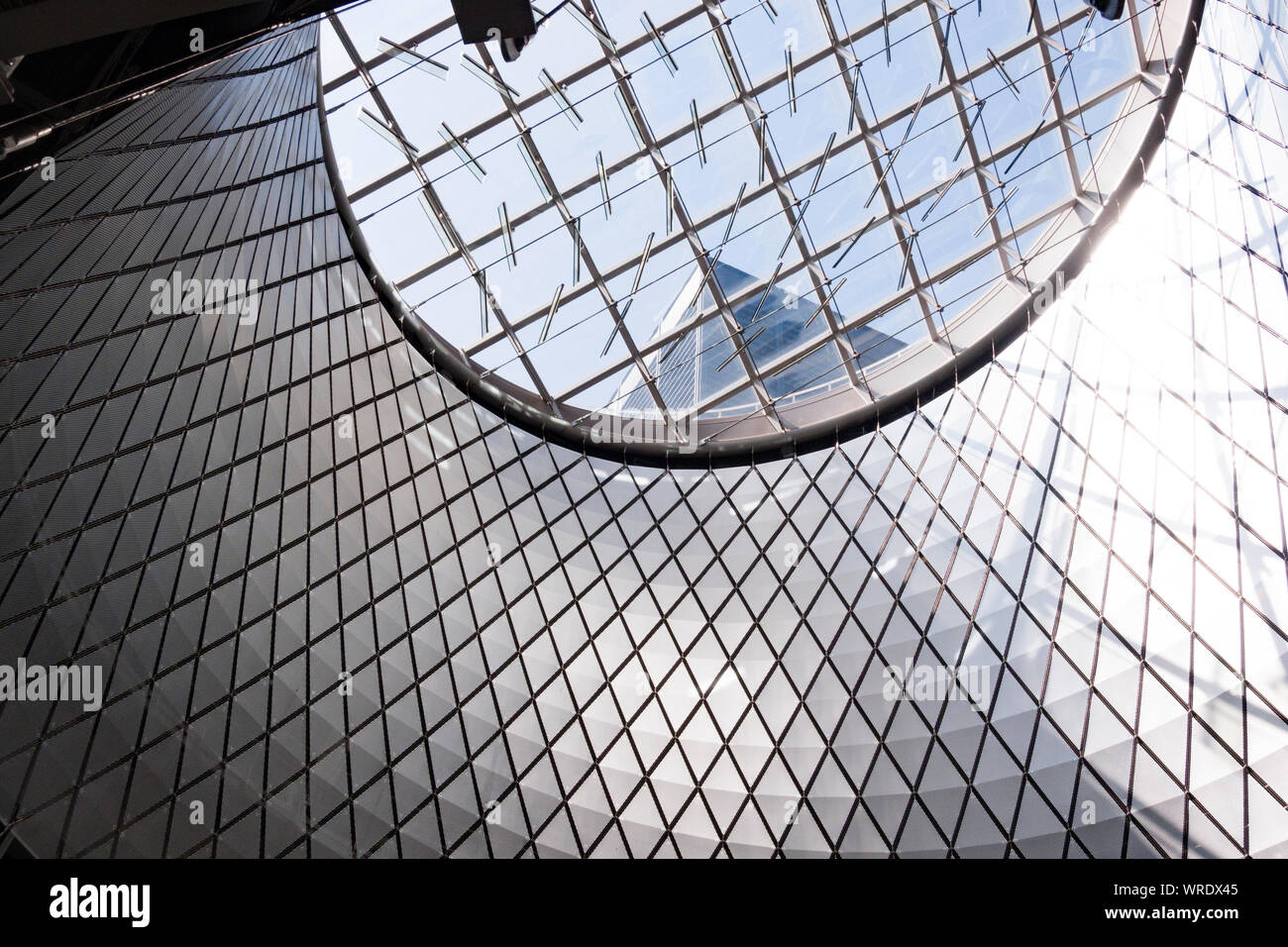 The Fulton Center Subway Station in Lower Manhattan, NYC, USA Stock ...