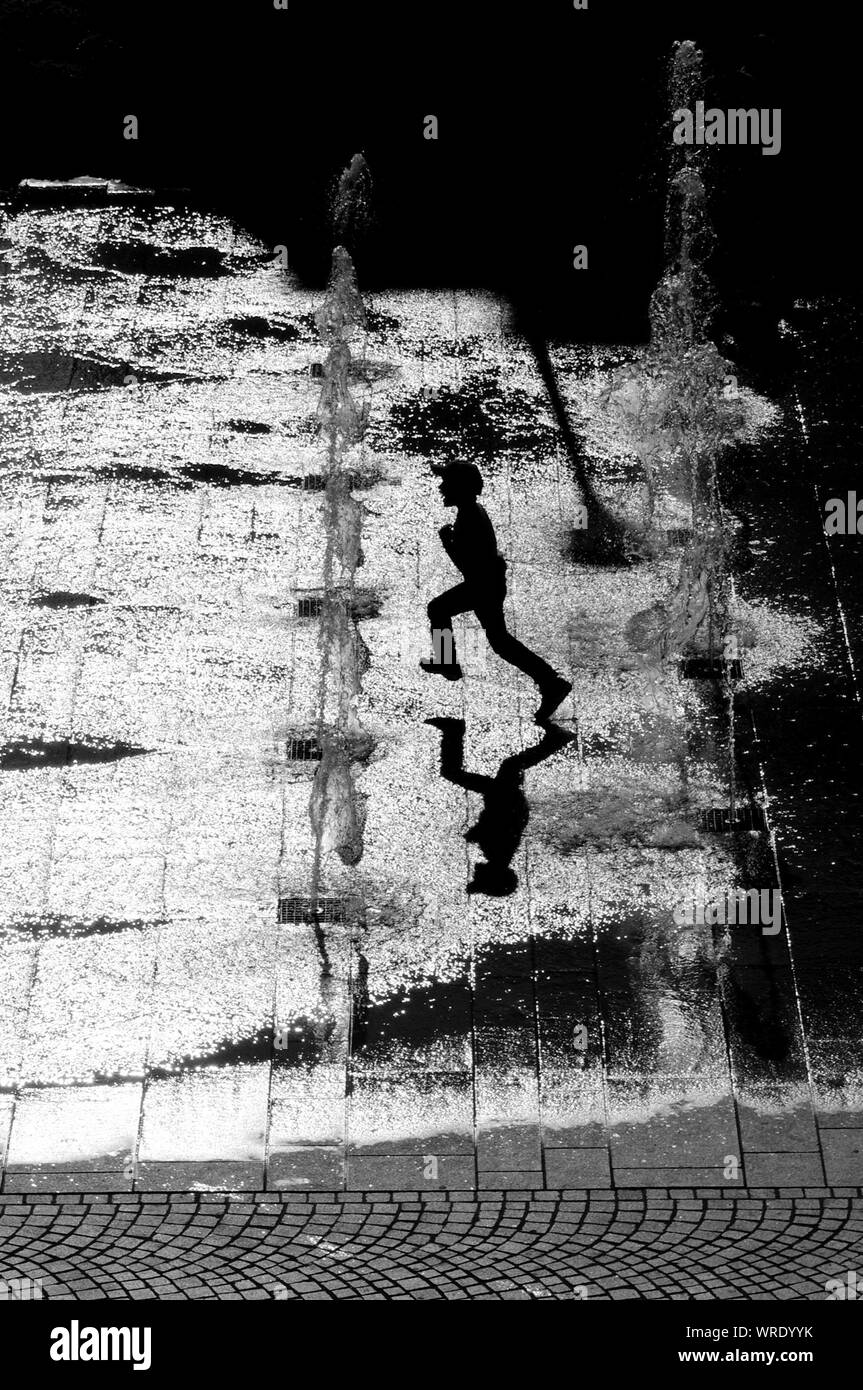 Simple footpath Black and White Stock Photos & Images - Alamy