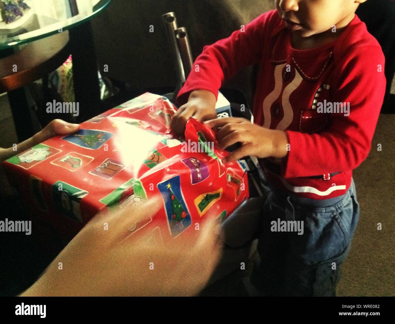 Present opening hi-res stock photography and images - Alamy