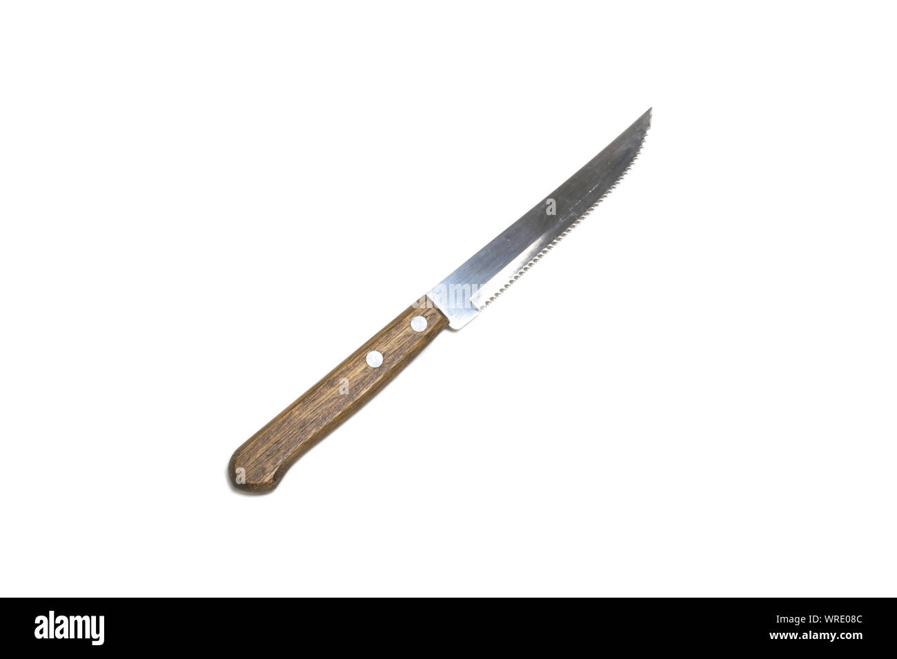 Kitchen knife isolated on white background Stock Photo - Alamy