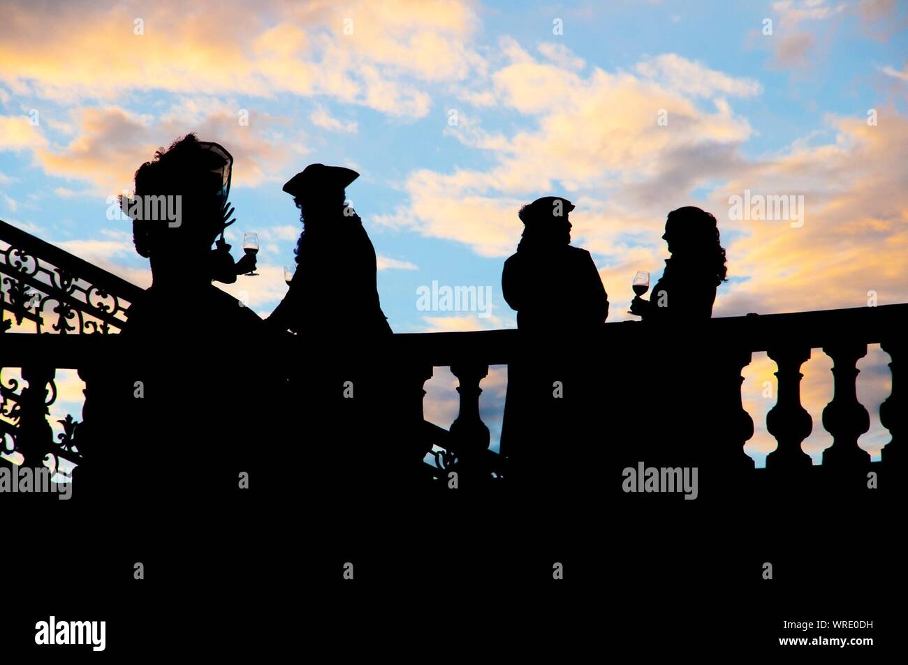 Balustrade silhouette hi-res stock photography and images - Alamy